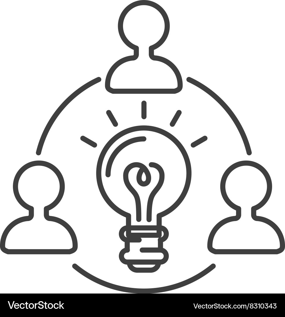 Light lamp sign idea icon concept bulb in hand Vector Image