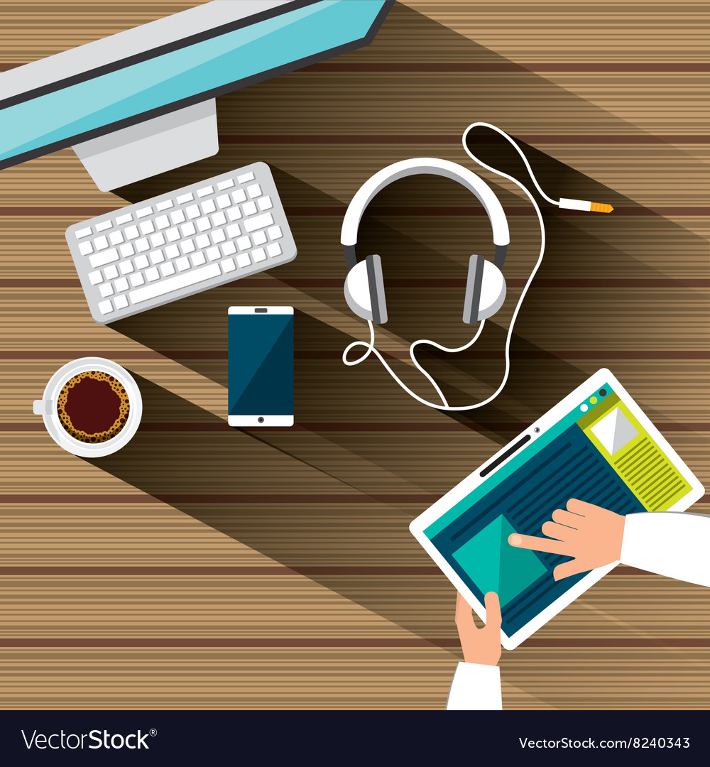 Mobile users design Royalty Free Vector Image - VectorStock