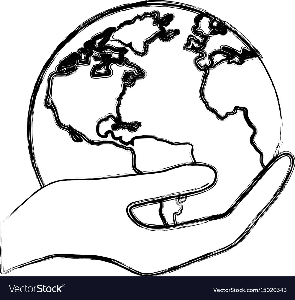 Planet earth icon Royalty Free Vector Image - VectorStock