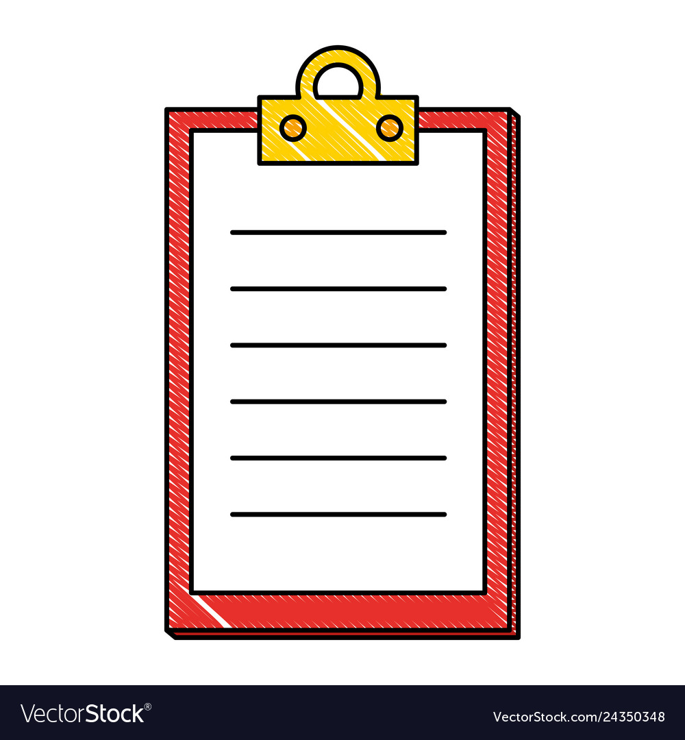 Checklist clipboard isolated icon Royalty Free Vector Image