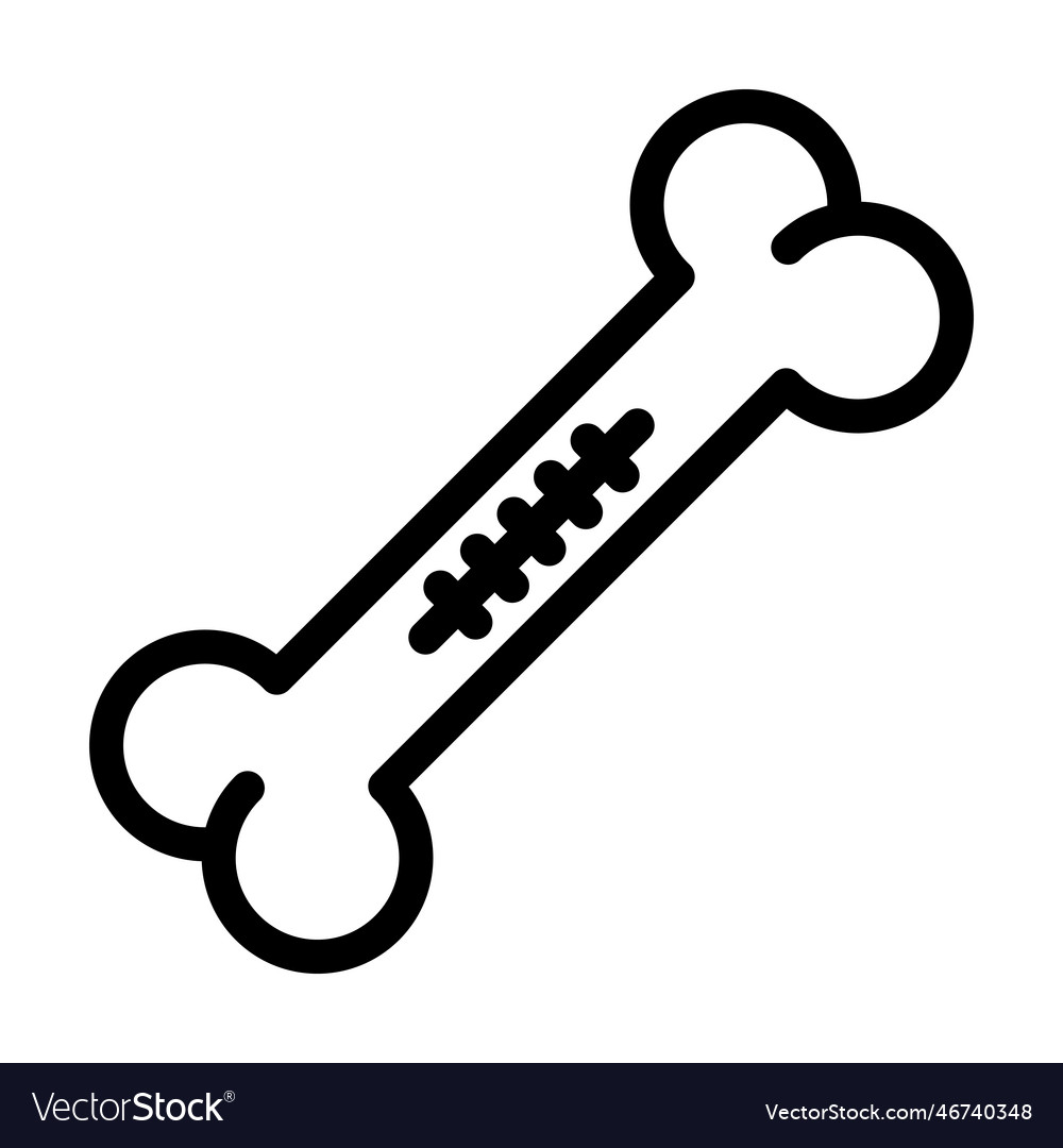 Orthopedic thick line icon for personal Royalty Free Vector