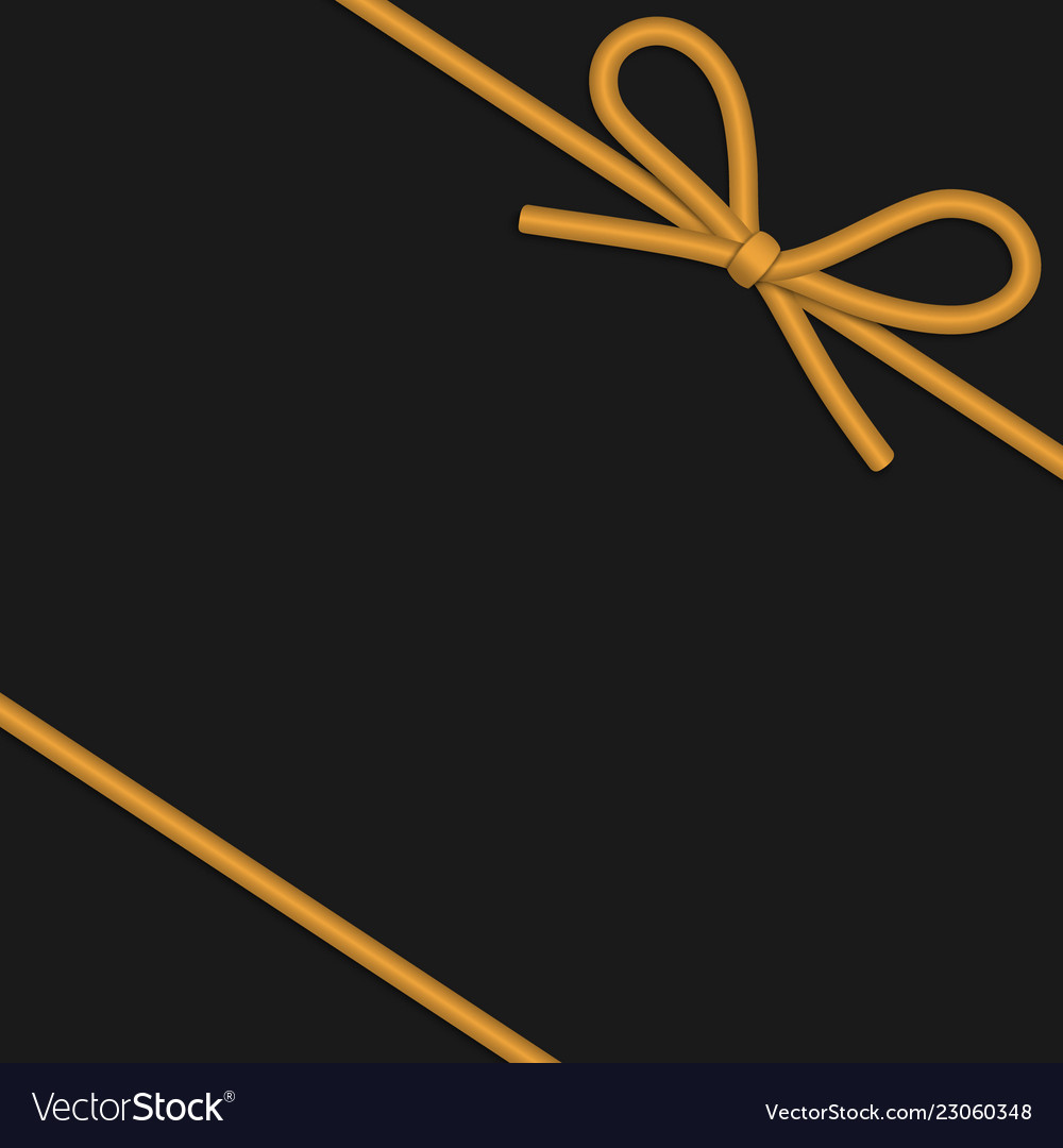 String bow isolated Royalty Free Vector Image - VectorStock