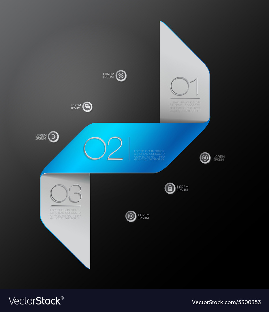 Design elements for options Royalty Free Vector Image