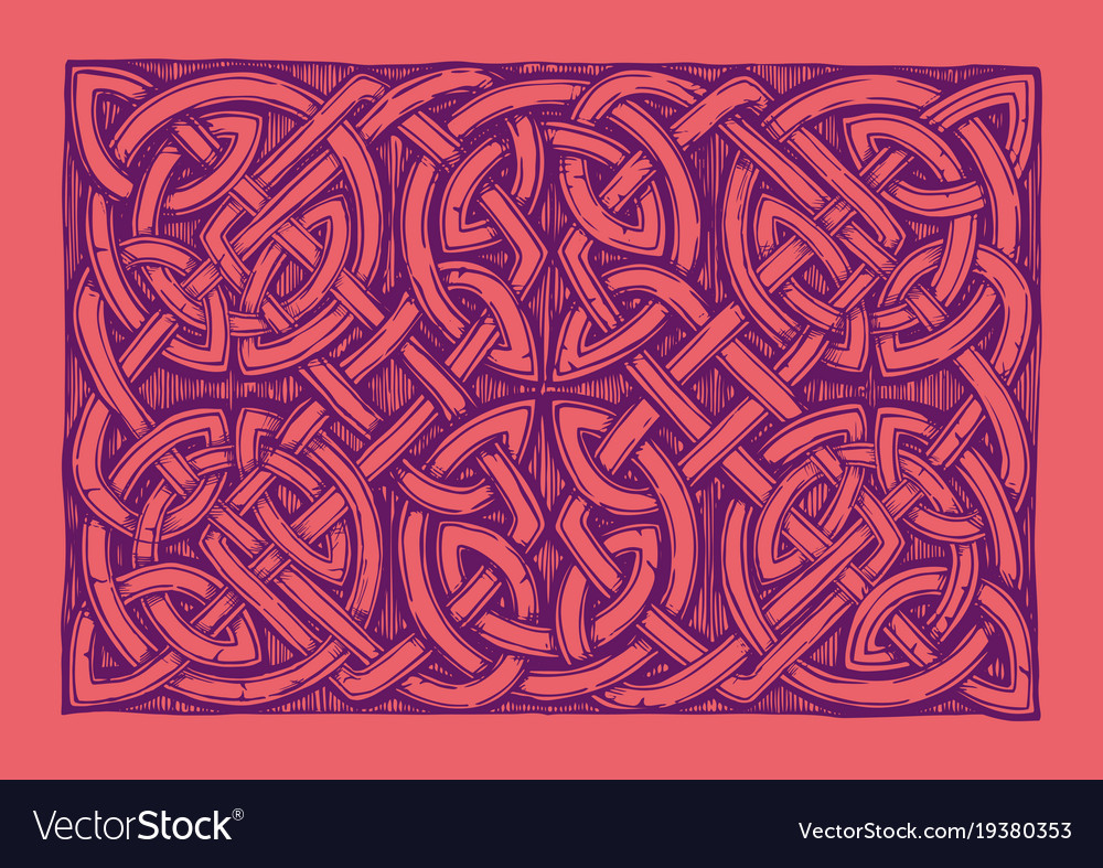 Traditional celtic pattern Royalty Free Vector Image