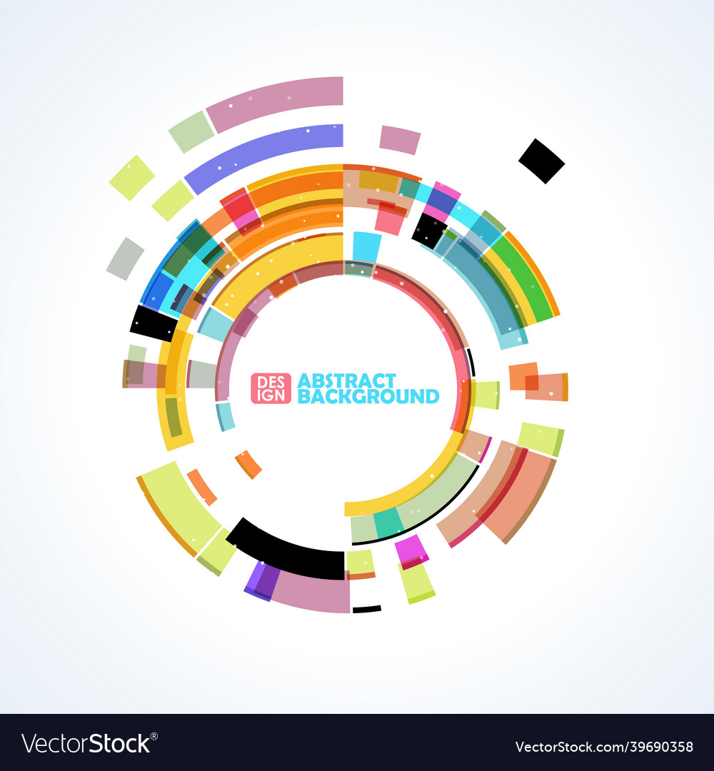 Abstract technology circles Royalty Free Vector Image Abstract technology circles Royalty Free Vector Image
