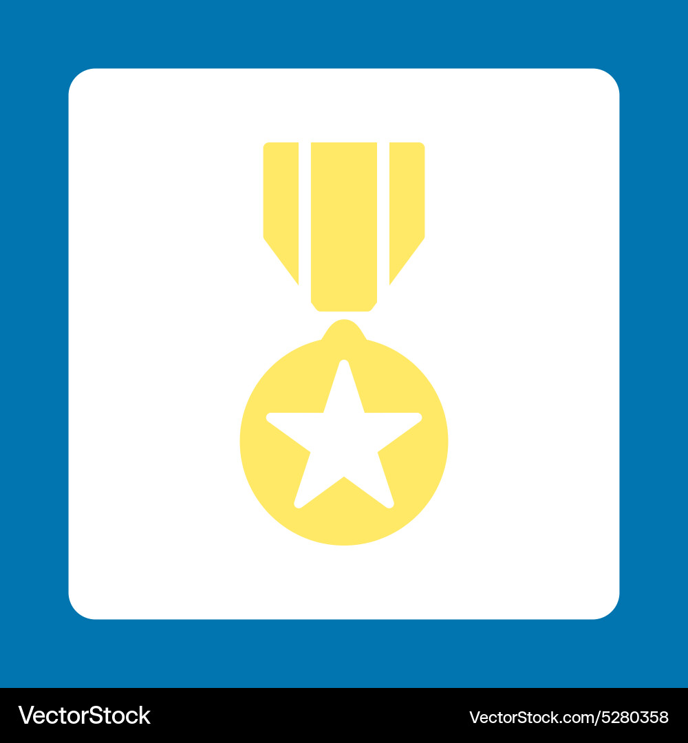 Army award icon from buttons overcolor set Vector Image