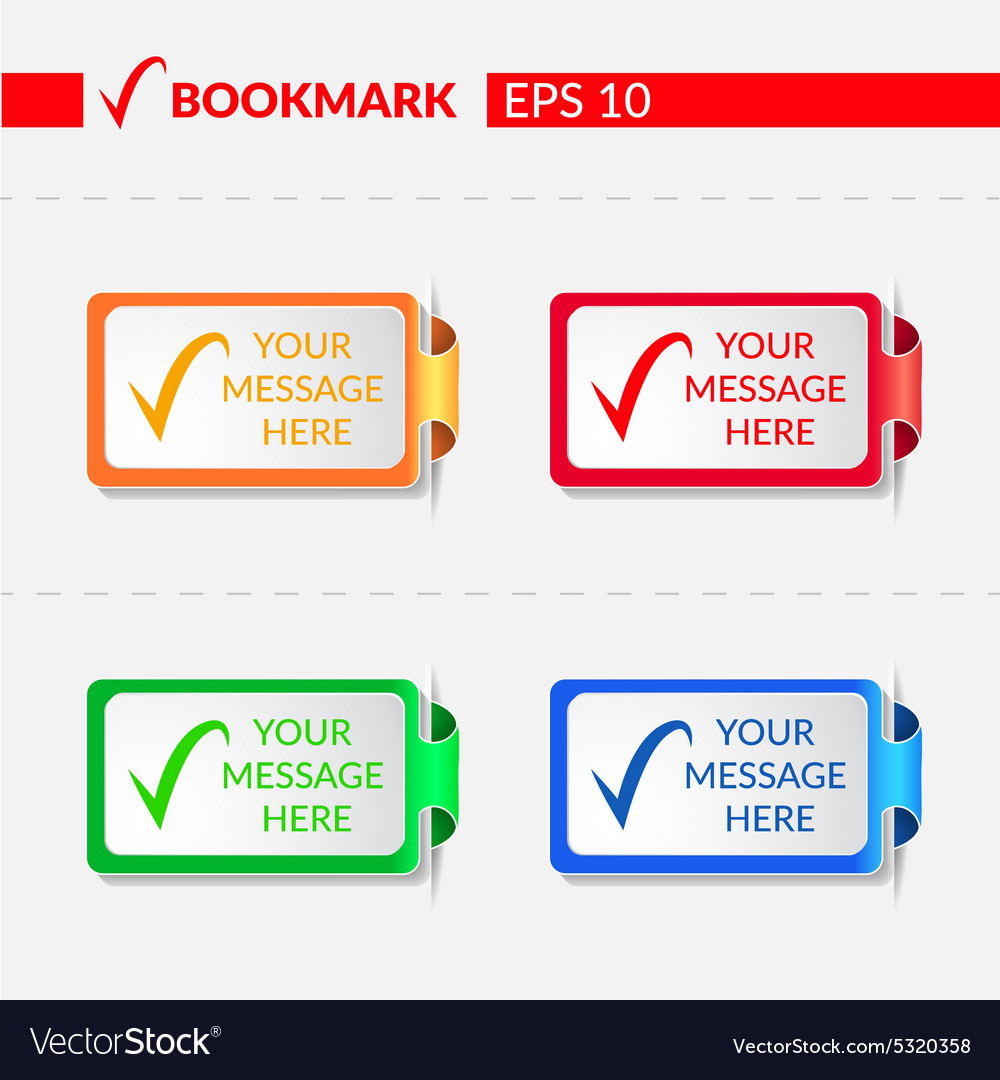 Bookmark Royalty Free Vector Image - VectorStock