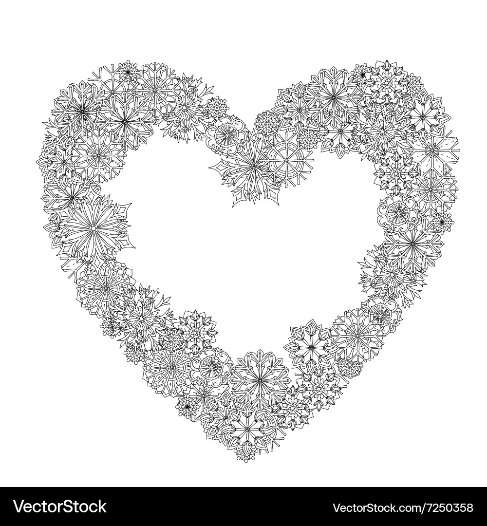 Circle Christmas balls ornament Royalty Free Vector Image