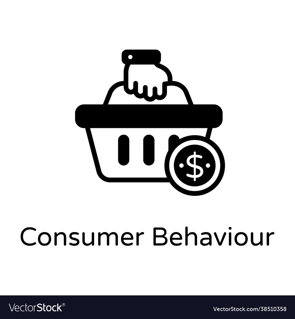 Consumer behavior Royalty Free Vector Image - VectorStock