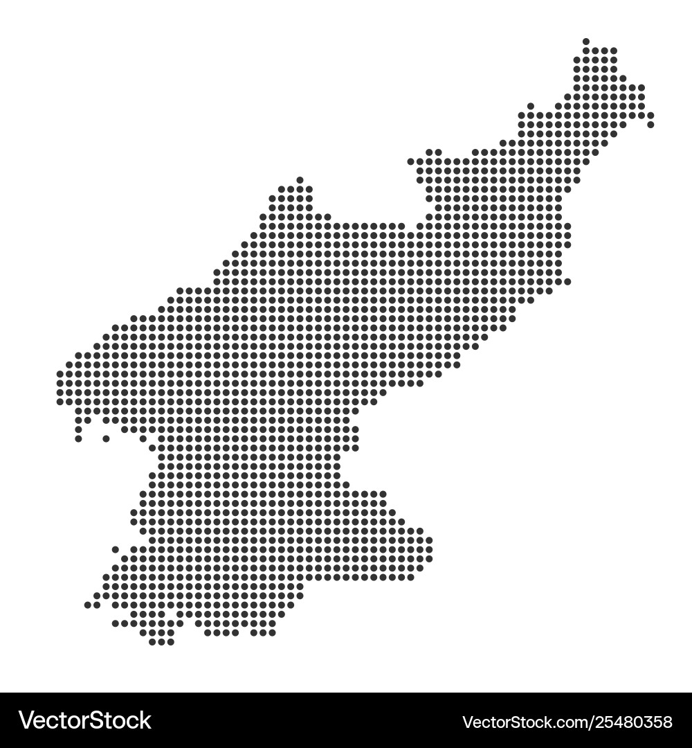 Map with dot Royalty Free Vector Image - VectorStock