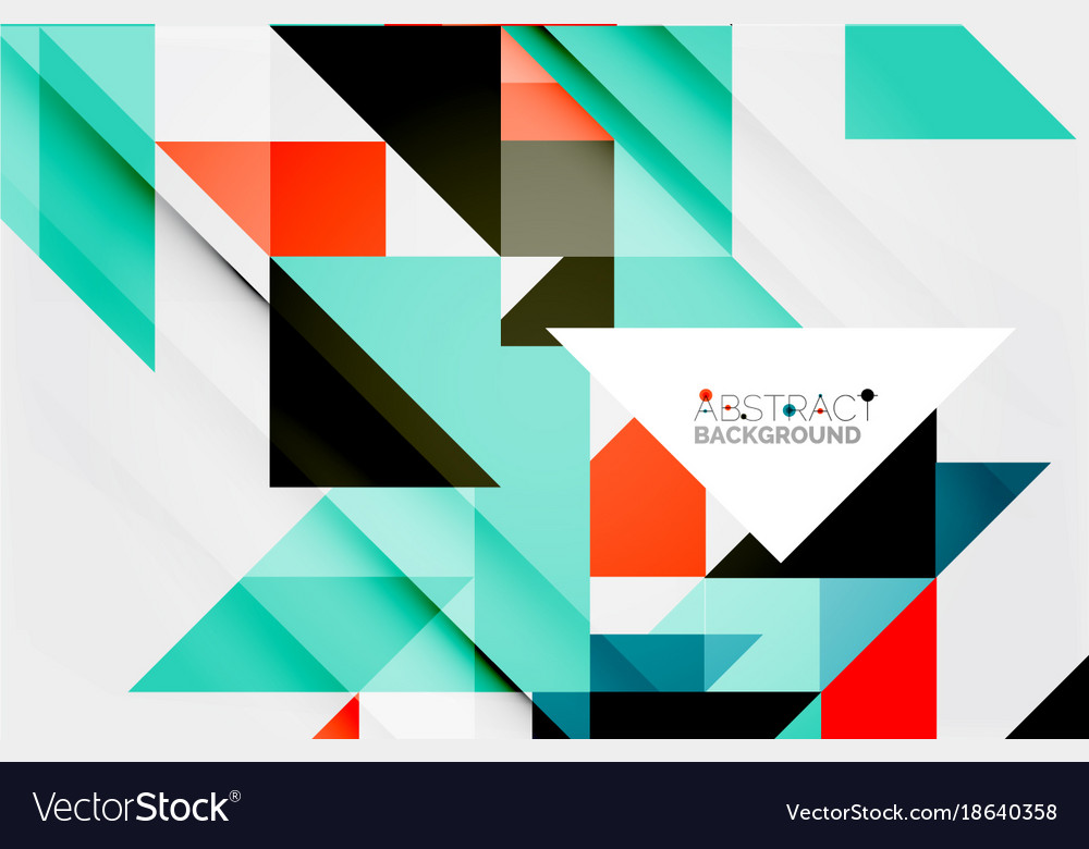 Triangle pattern design background Royalty Free Vector Image