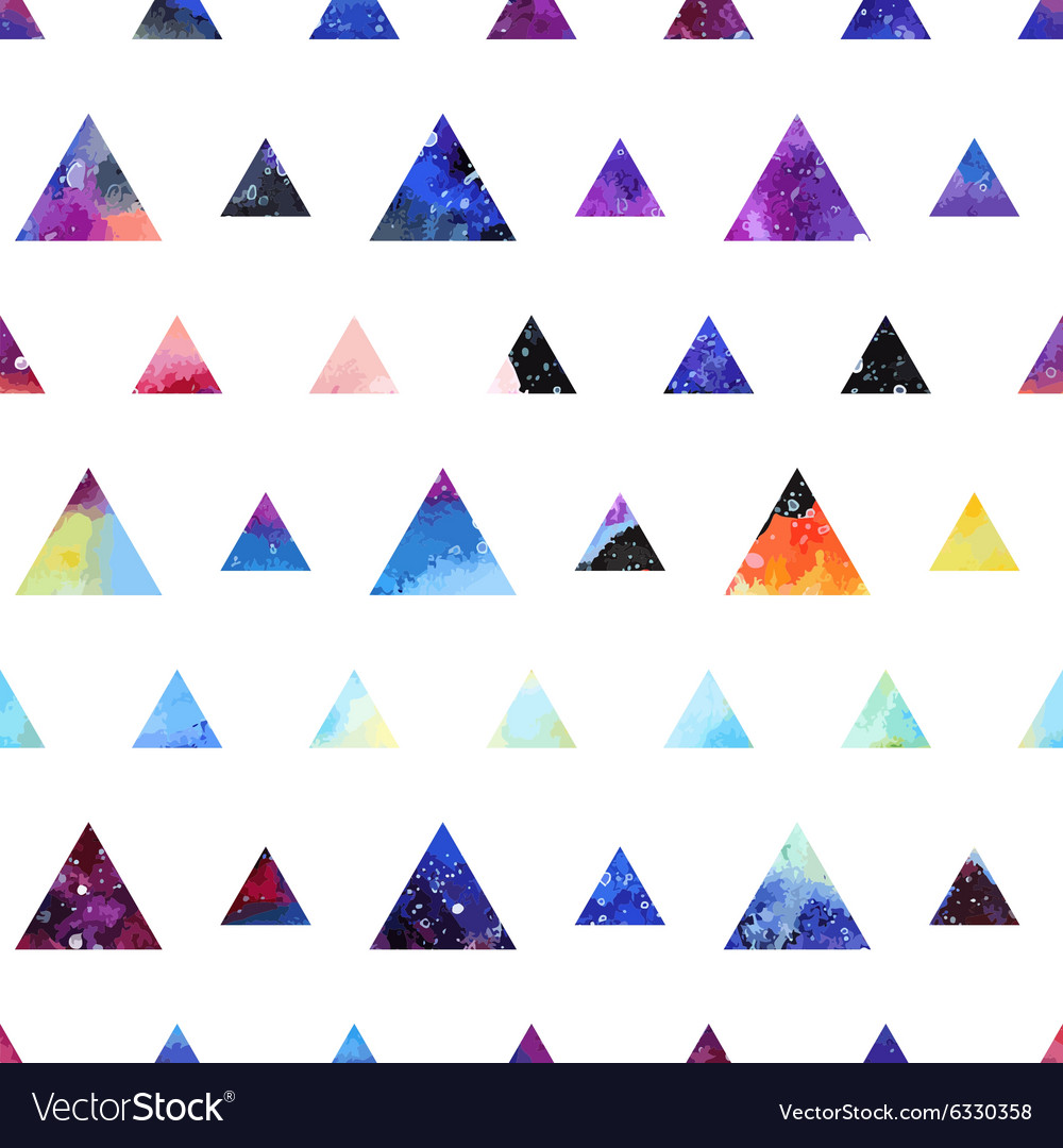 Triangles seamless pattern Royalty Free Vector Image