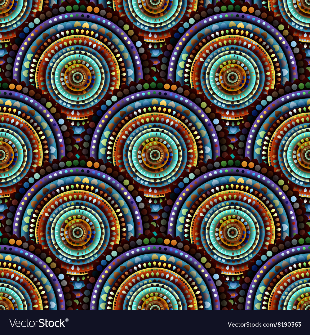 Abstract Circles Pattern Royalty Free Vector Image