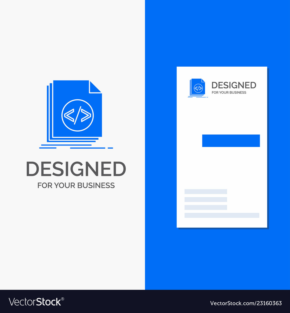 Business logo for code coding file programming Vector Image
