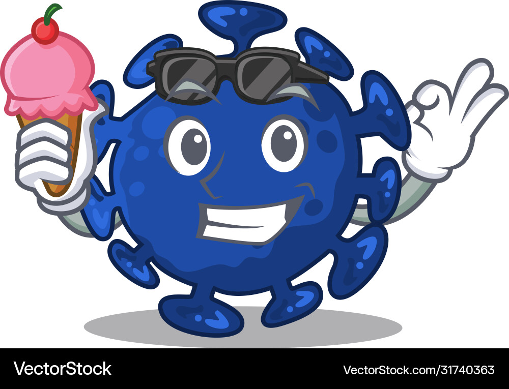 Cartoon design concept streptococcus having Vector Image