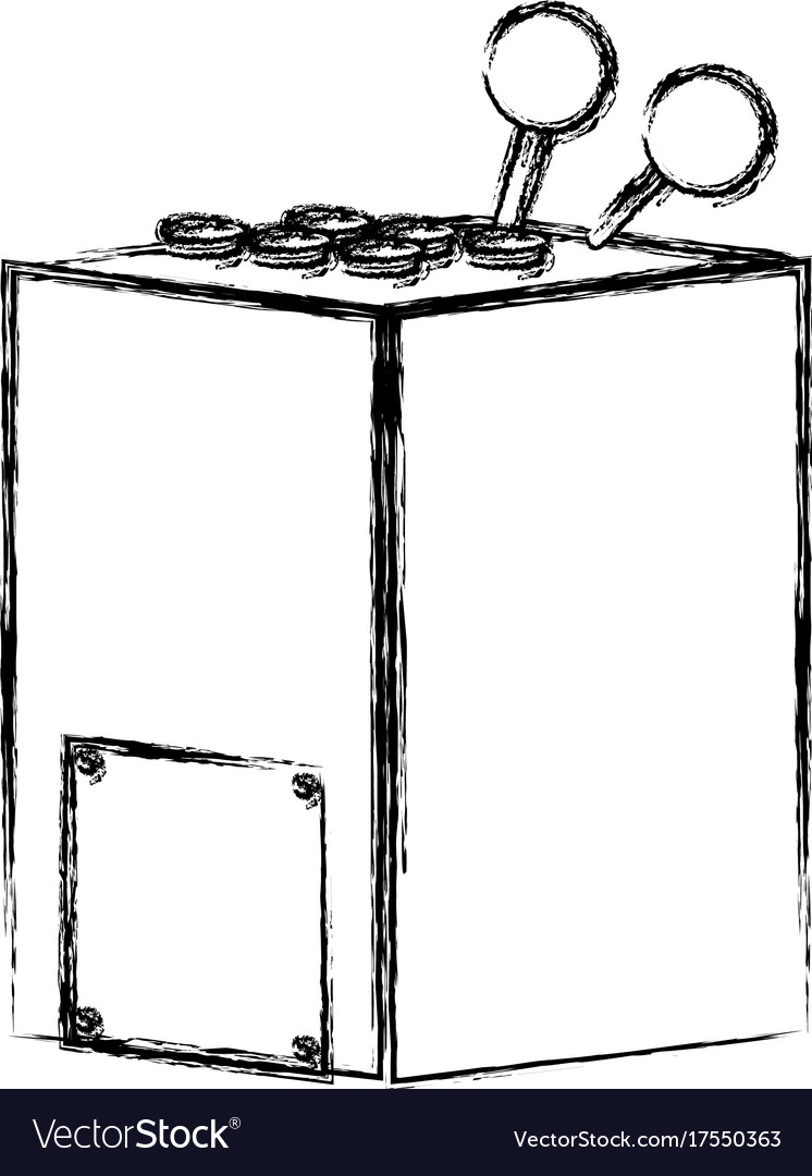 Crane controls machine Royalty Free Vector Image