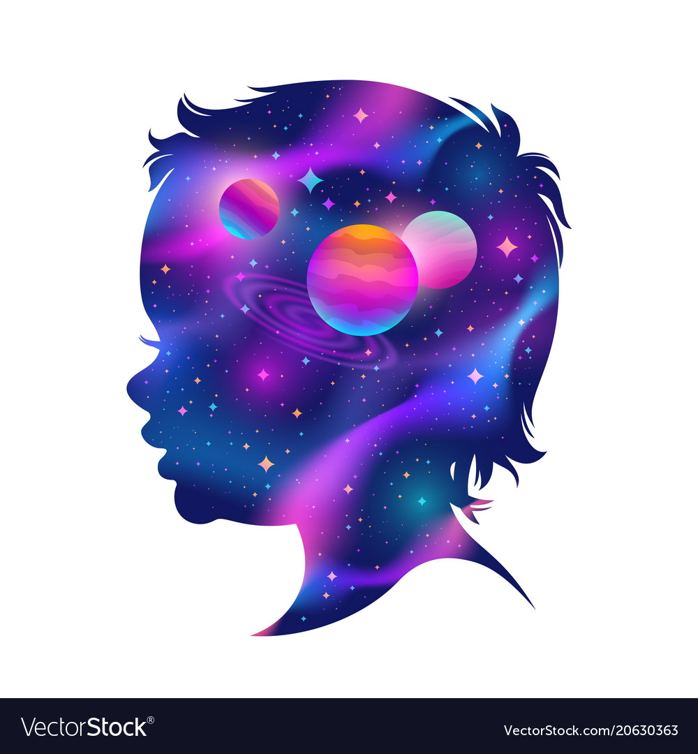 Double exposure effect Royalty Free Vector Image