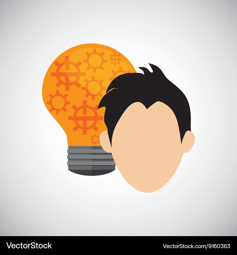 Idea design business concept colorful Royalty Free Vector