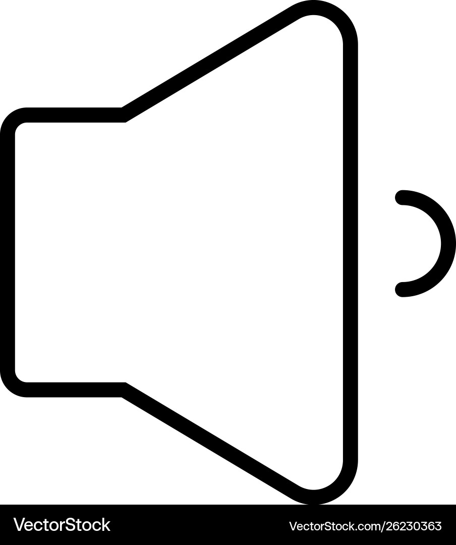 Low volume icon soundspeakervoice icons Royalty Free Vector