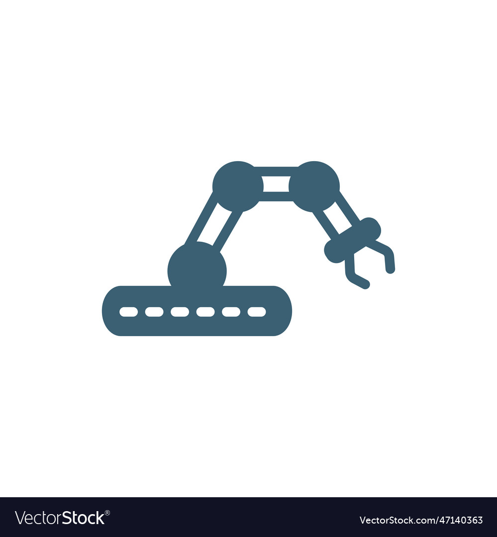 Robotic icons filled computer icon from Royalty Free Vector