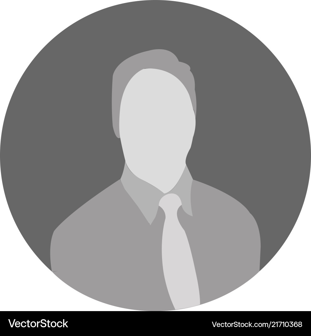 Avatar icon man symbol Royalty Free Vector Image