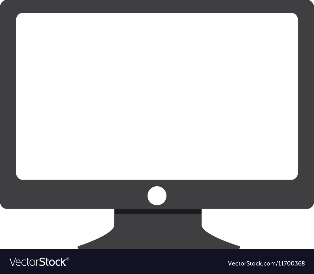 Isolated computer device design Royalty Free Vector Image