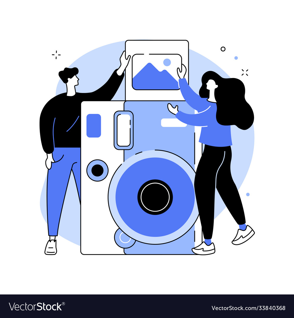 Photography Workshop Abstract Concept Royalty Free Vector