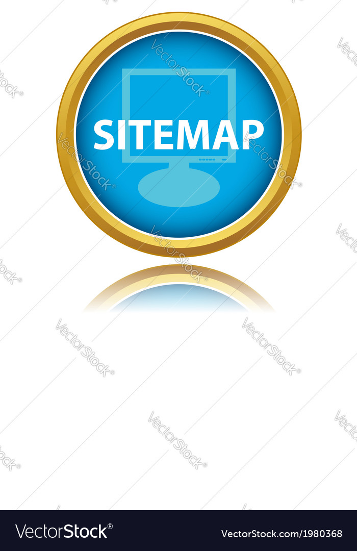 Sitemap button Royalty Free Vector Image - VectorStock