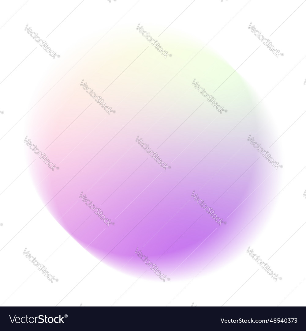 Blurred round shape soft gradient background Vector Image