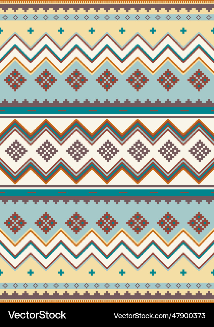 Ethnic seamless pattern south western decor Vector Image
