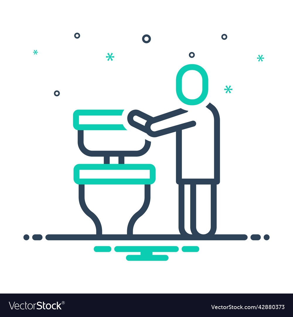 Flush Royalty Free Vector Image - VectorStock