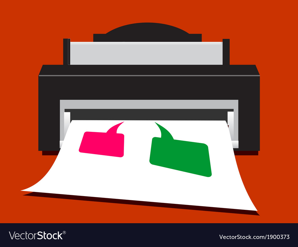 Printer Royalty Free Vector Image - VectorStock