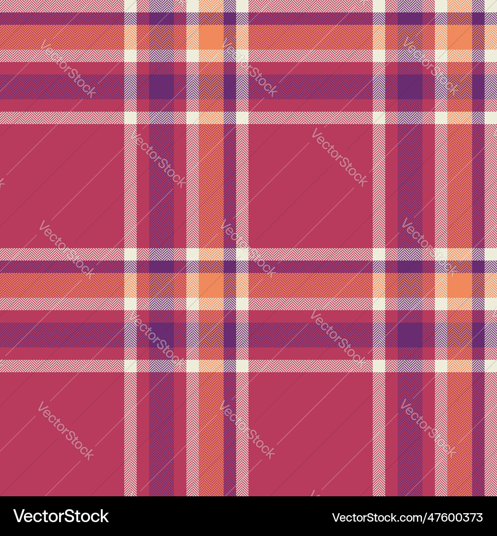 Seamless texture background of fabric check Vector Image