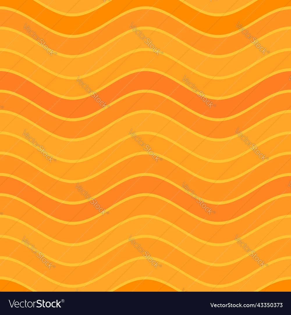 Simple bright seamless pattern of wavy lines Vector Image