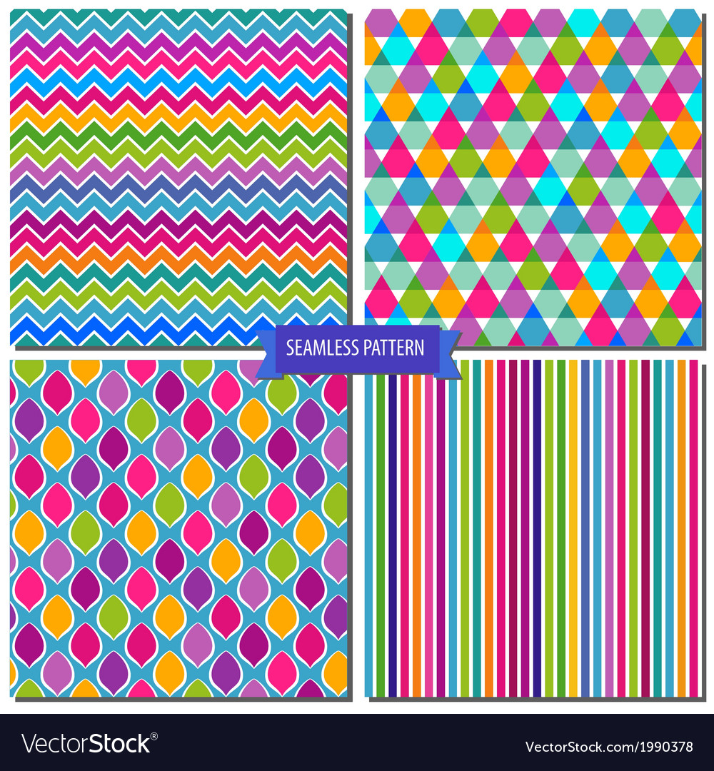 Colorful seamless pattern Royalty Free Vector Image
