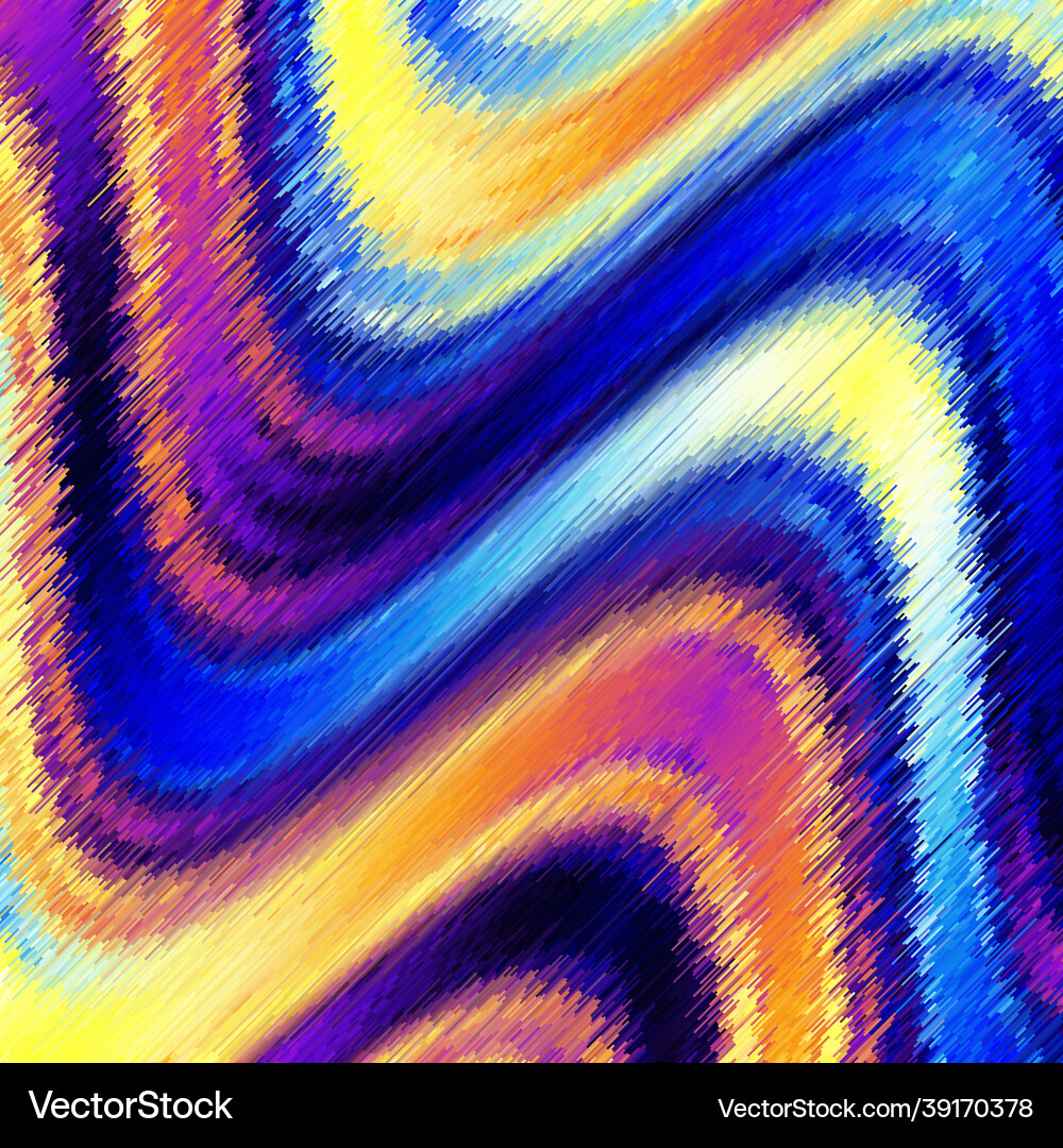 Image with imitation of grunge datamoshing Vector Image