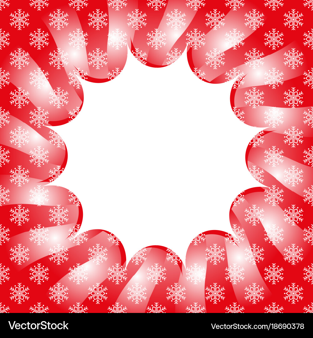 Pop art template with snowflakes Royalty Free Vector Image