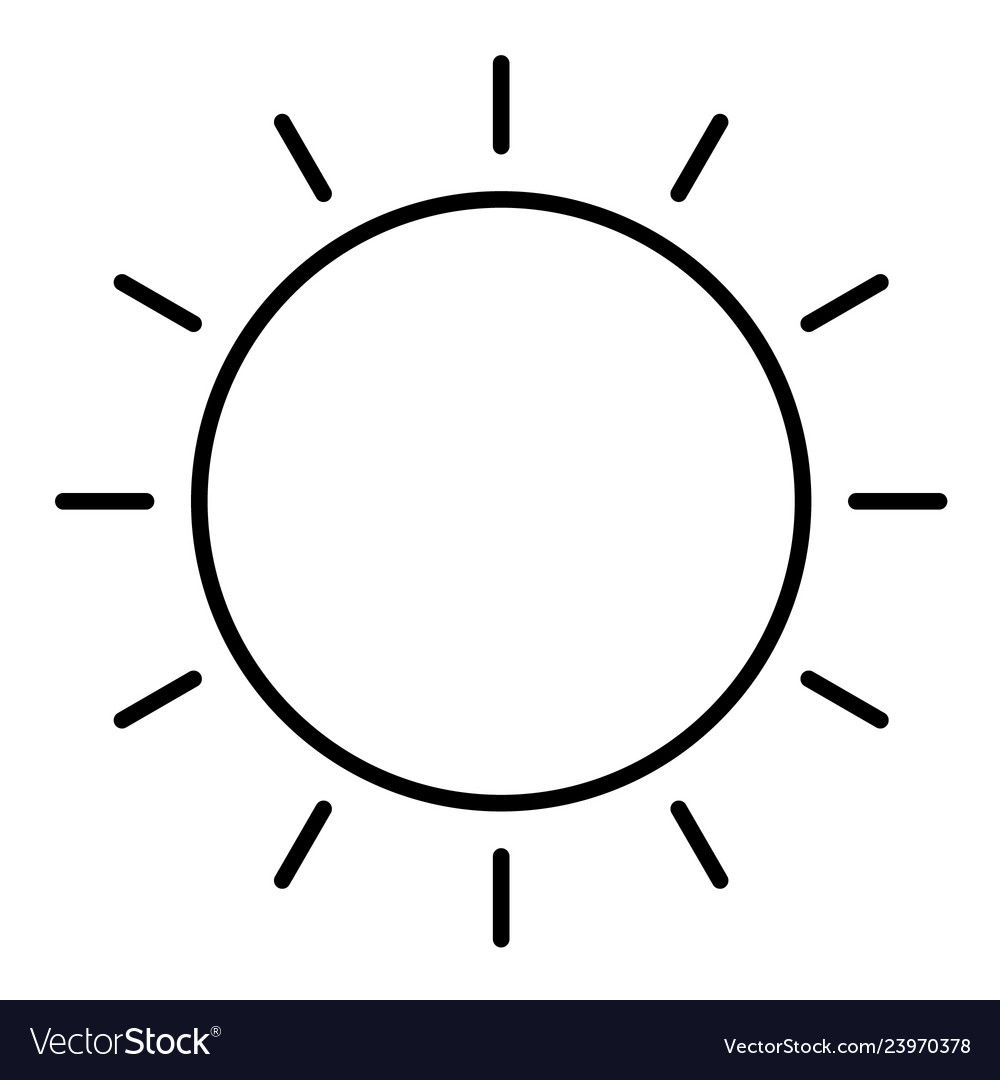Sun Royalty Free Vector Image - VectorStock
