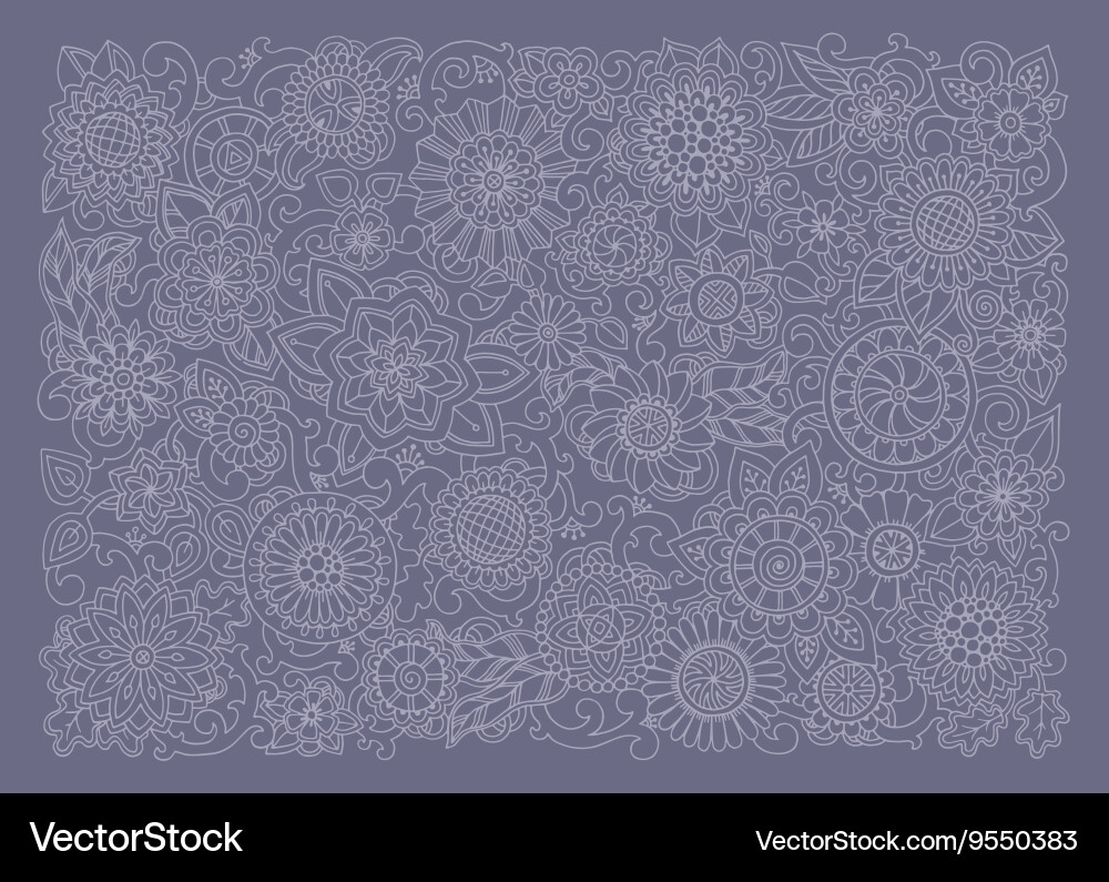 Floral card template corporate identity Royalty Free Vector