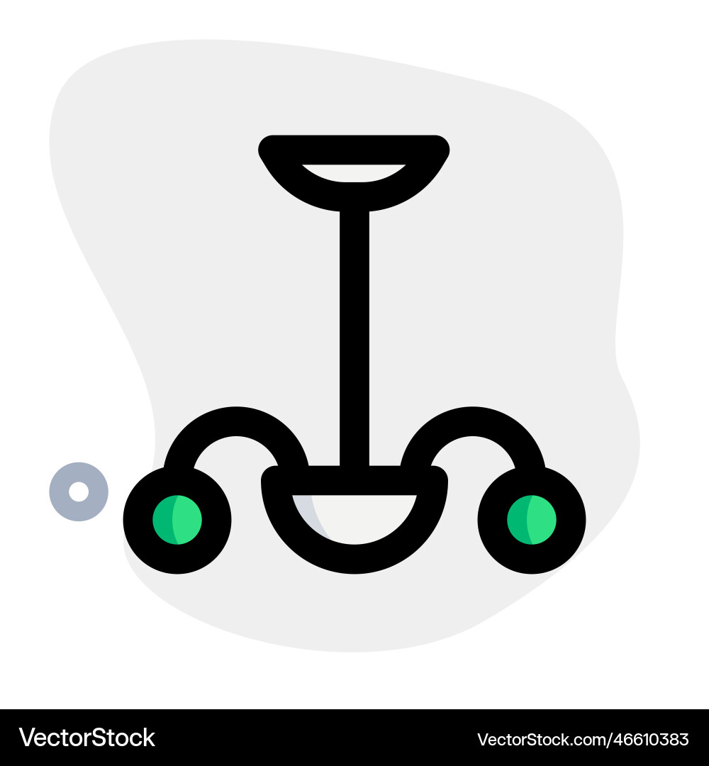 Light fixture with an antique design Royalty Free Vector
