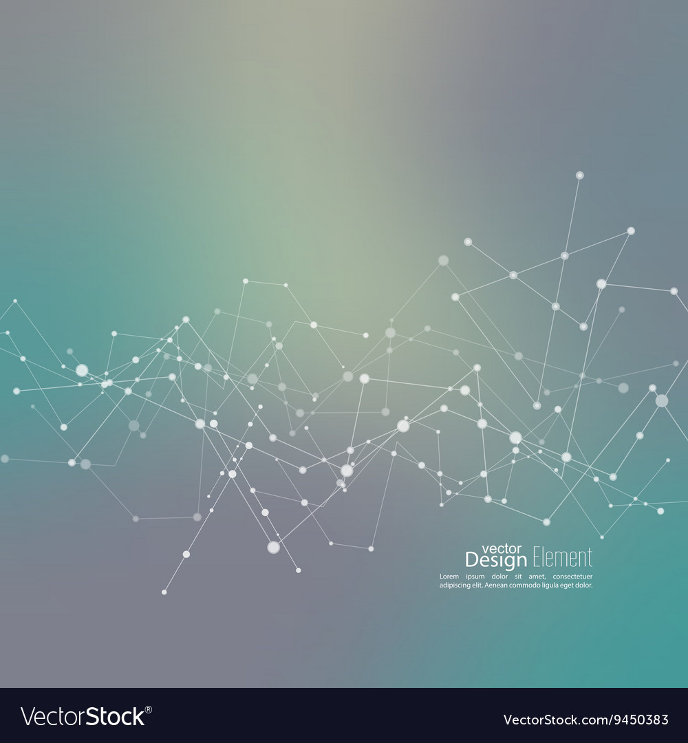 Virtual abstract background Royalty Free Vector Image