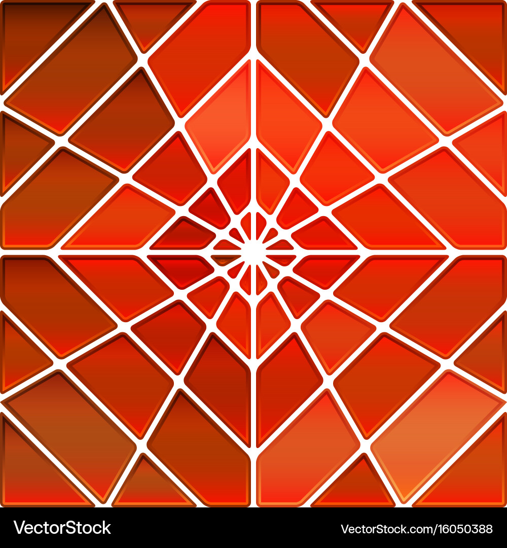 Abstract stained-glass mosaic background Vector Image