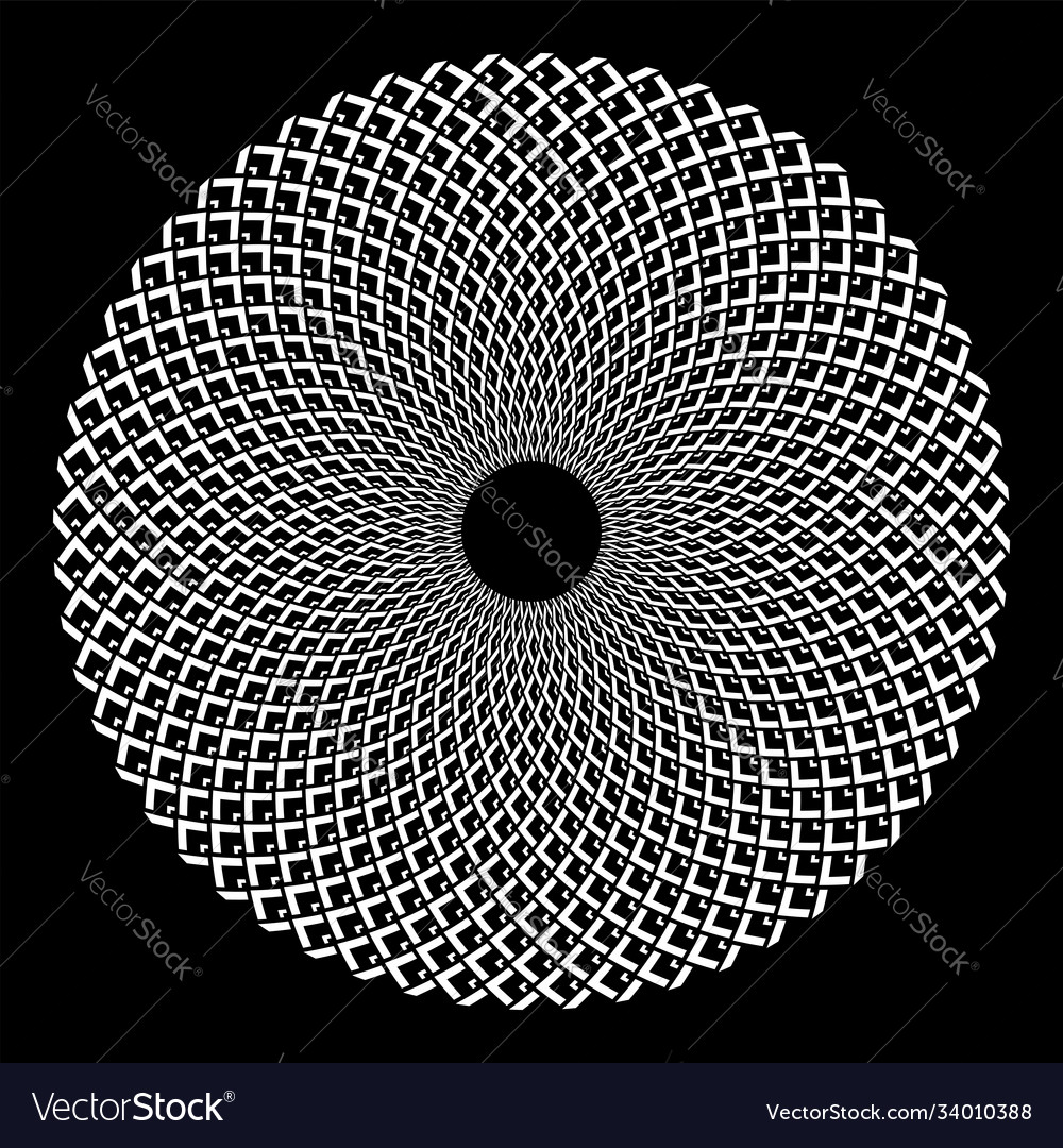 Geometric circle pattern Royalty Free Vector Image