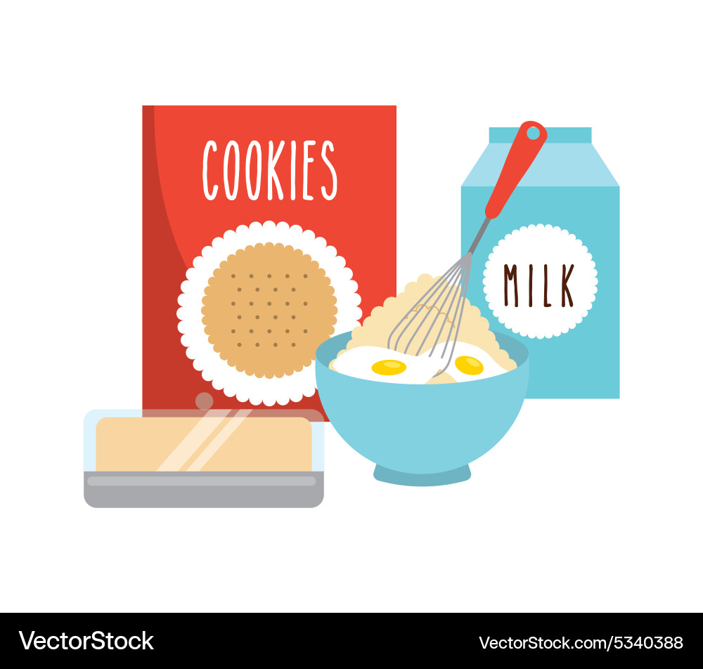 Homemade food Royalty Free Vector Image - VectorStock