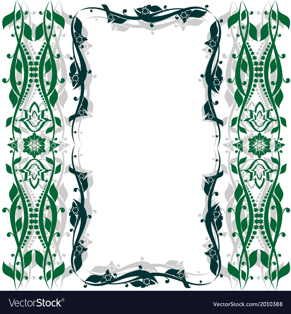 Pattern frame Royalty Free Vector Image - VectorStock