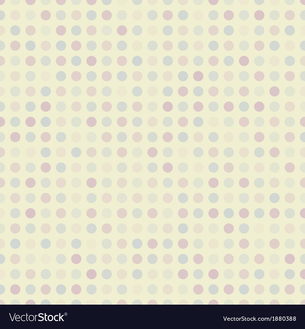 Retro dot seamless pattern tiling endless texture Vector Image
