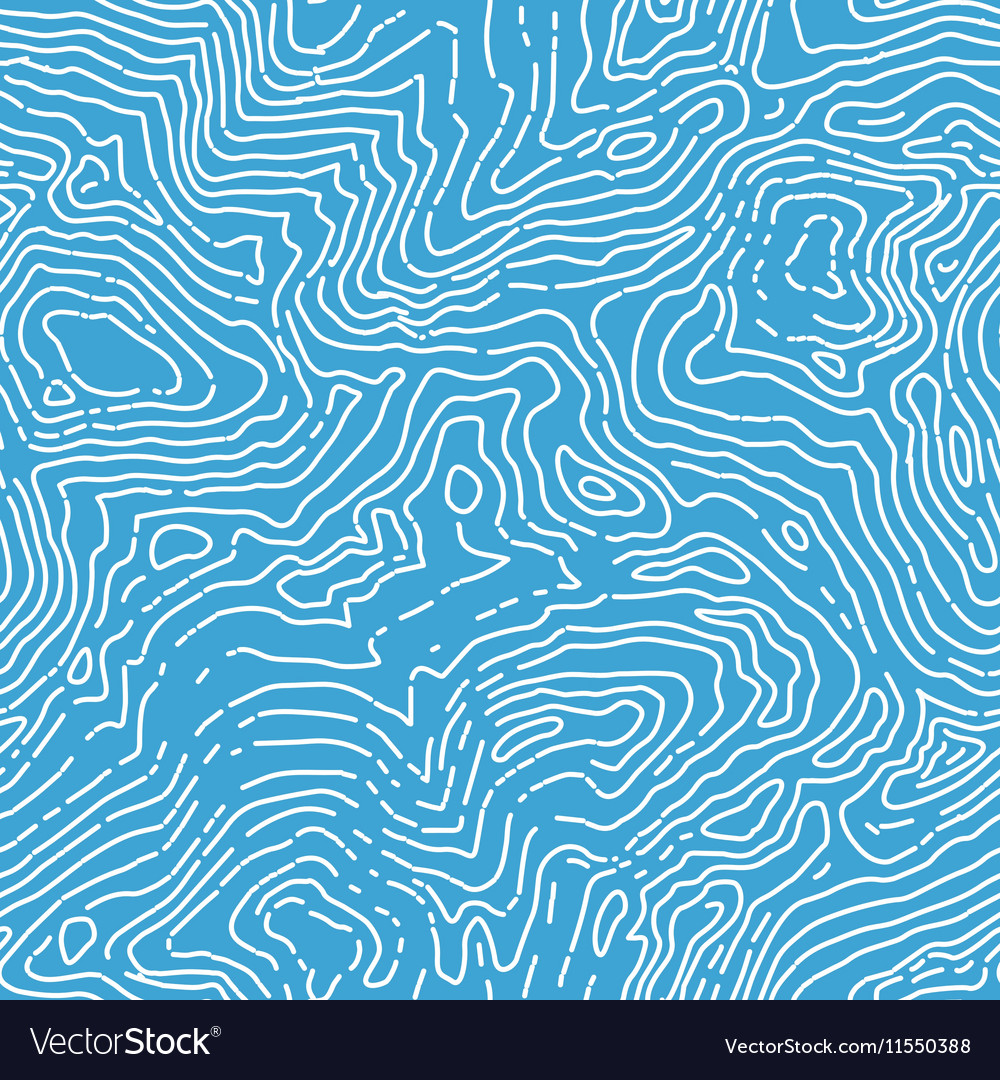 Seamless topographic contour map pattern seamless Vector Image Seamless topographic contour map pattern seamless Vector Image