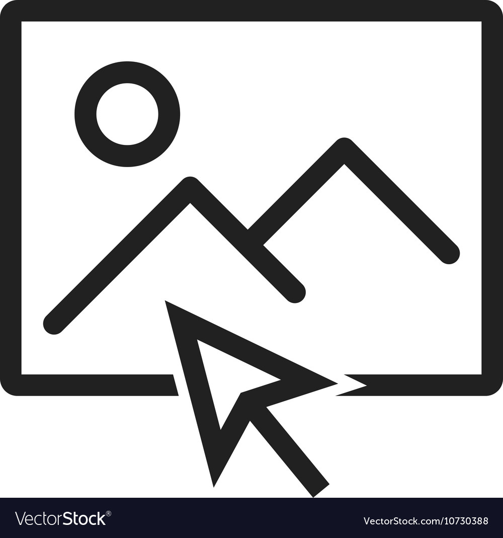 Select image Royalty Free Vector Image - VectorStock