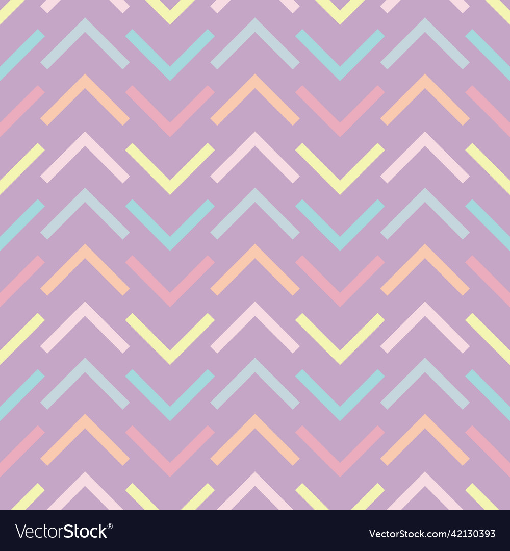 Geometric chevron pattern colorful abstract Vector Image