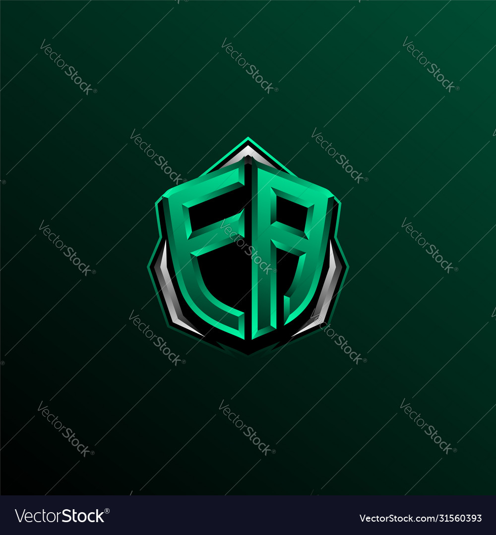Initial ea logo design Royalty Free Vector Image